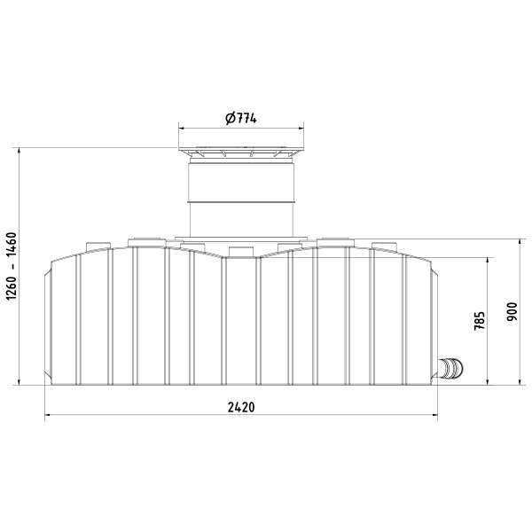 Zisterne 8000 L